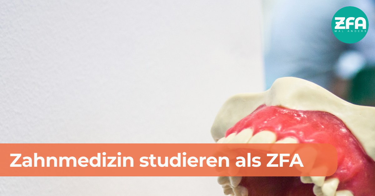 Studium Zahnmedizin studieren als ZFA für ZFA | ZFA mal anders